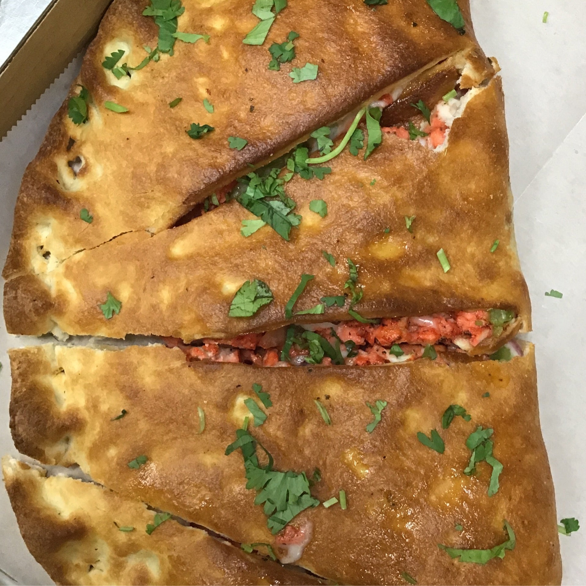 East Indian-Style Tandoori Chicken Calzone | Can Am pizza